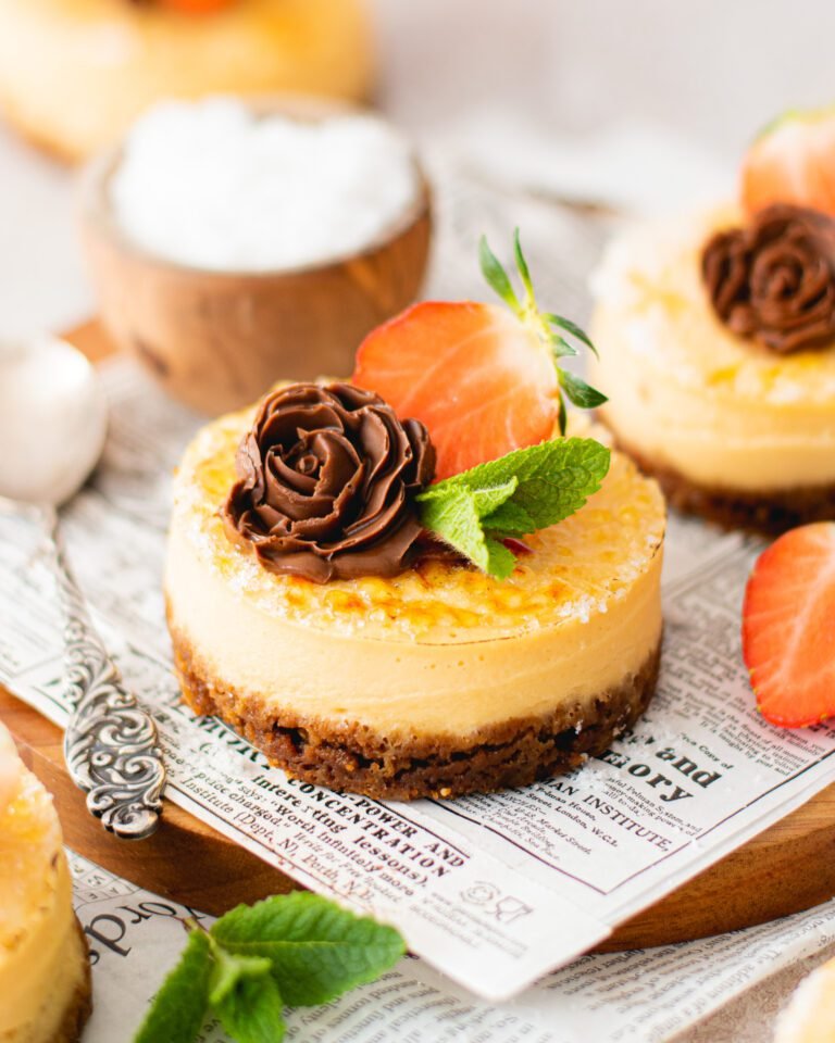 Crème brûlée cheesecake recept | Zoet | Meladolcevita.com